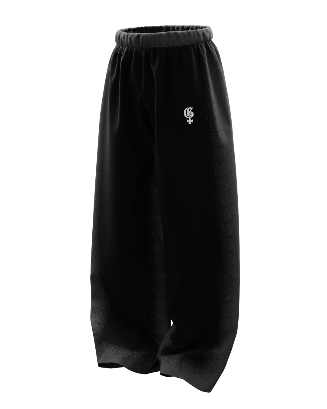 Fade Black Balloon Pants